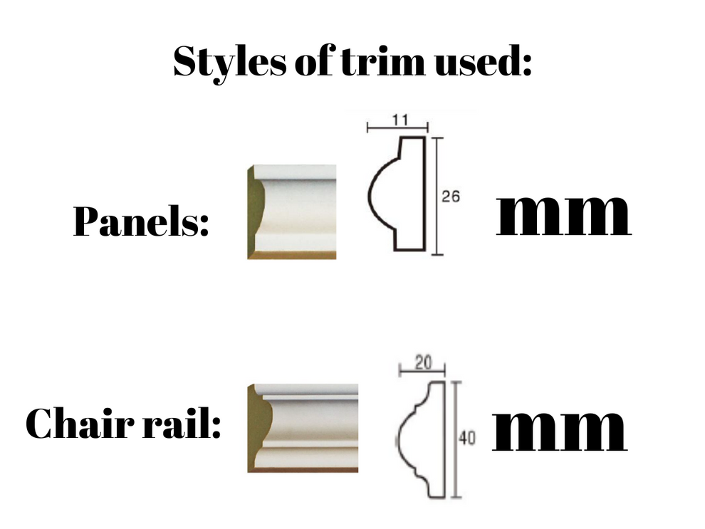 Wall Molding Kit- Wall Trim- Accent Wall Paneling- Modern Wall Decor ...